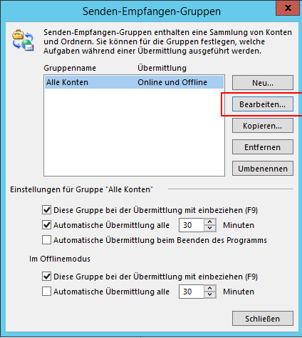Einrichten eines Alias-SMTP-Kontos in Outlook (1246)